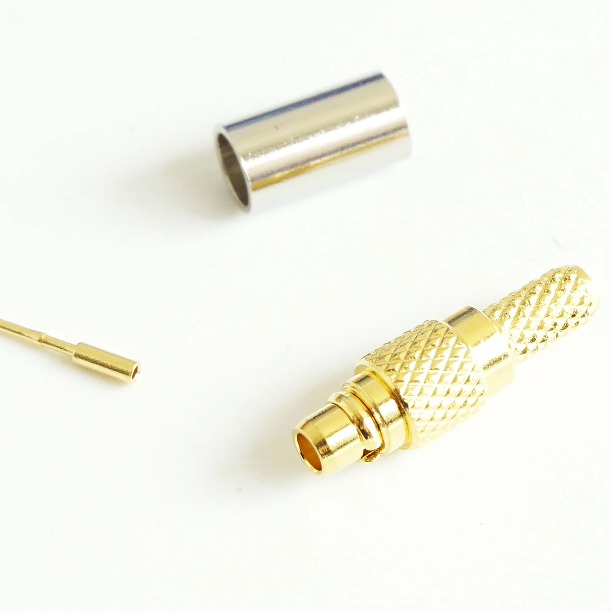 1Pcs RF Coax Connector Socket MMCX Male Crimp for RG179 LMR100 RG316 ...
