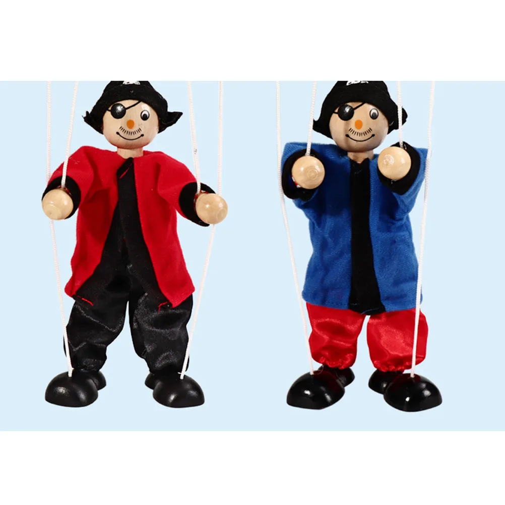 1pcs-Wooden-Pirate-String-Puppet-for-Children-Marionette-Toys-Puppet ...