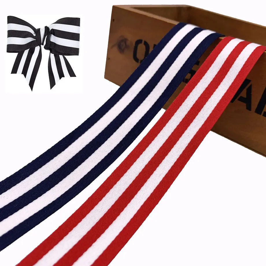 Red-White-Black-Christmas-Bow-Ribbon-Stripes-4Yard-Candy-Cane-Garland ...