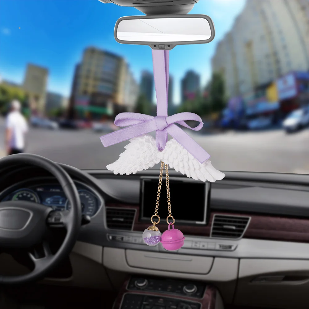 Car-Pendant-Angel-Wings-Ornaments-Hanging-Auto-Interior-Rear-View ...