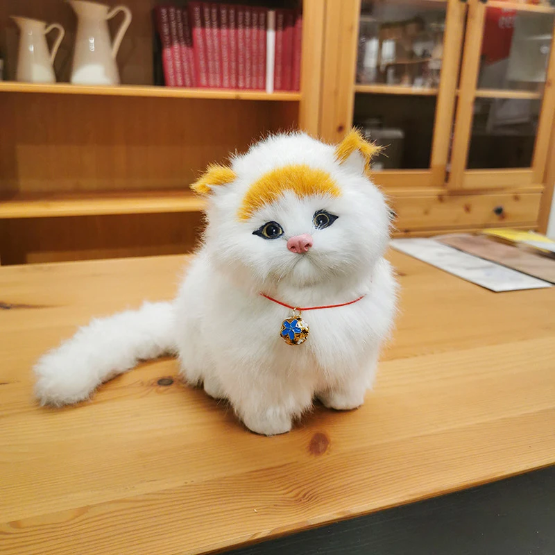 Simulation Realistic Persian Cat Plush Stuffed Animal Toys Dolls ...