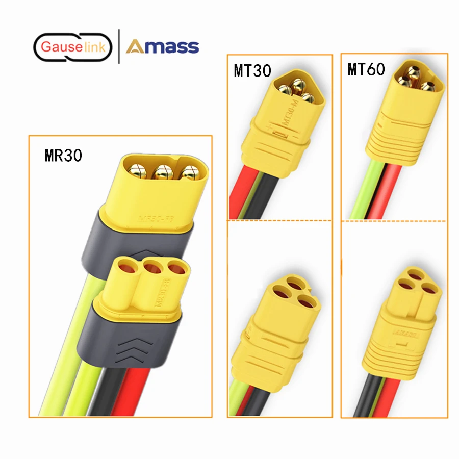 Amass-MR30-MT30-MT60-Connector-Socket-Plug-Cable-Wire-Female-Male-3 ...