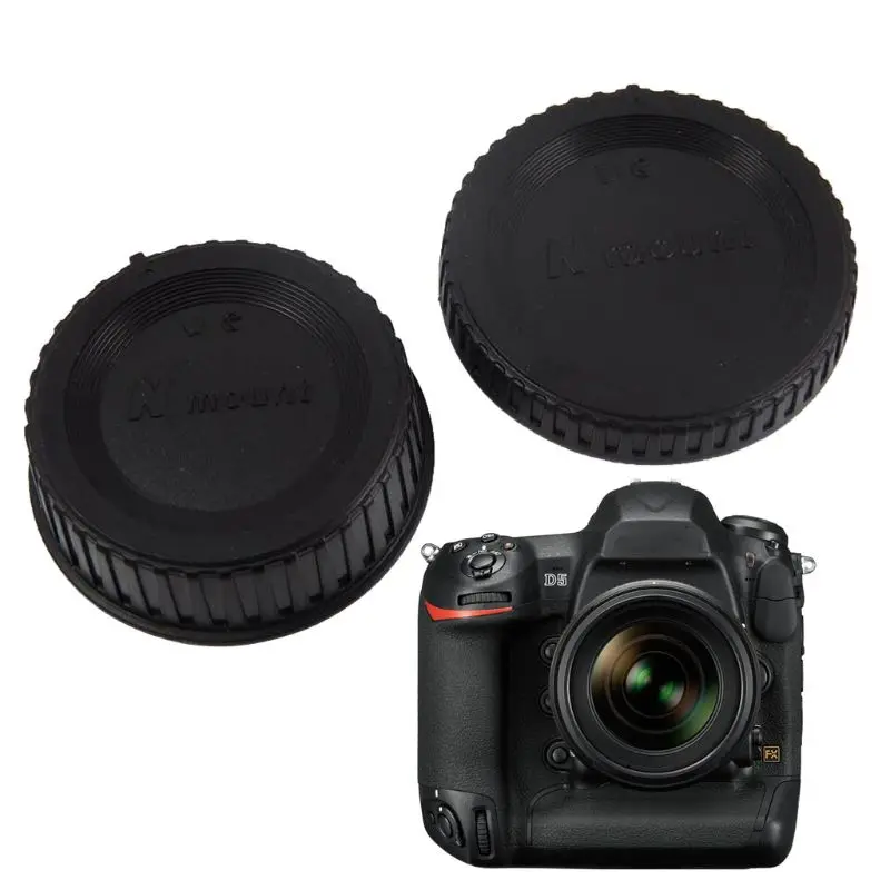 F-Mount-Rear-Lens-Cap-Cover-Camera-Front-Body-Cap-For-Nikon-F-DSLR-and ...