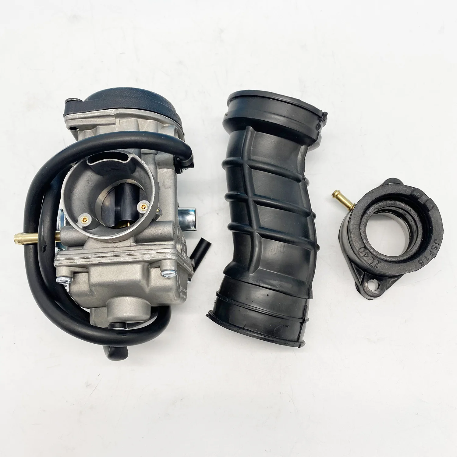 30mm Carburetor TK JIANSHE LONCIN BASHAN 250cc ATV QUAD ATV250 JS250 Carburetor W/ Intake ...