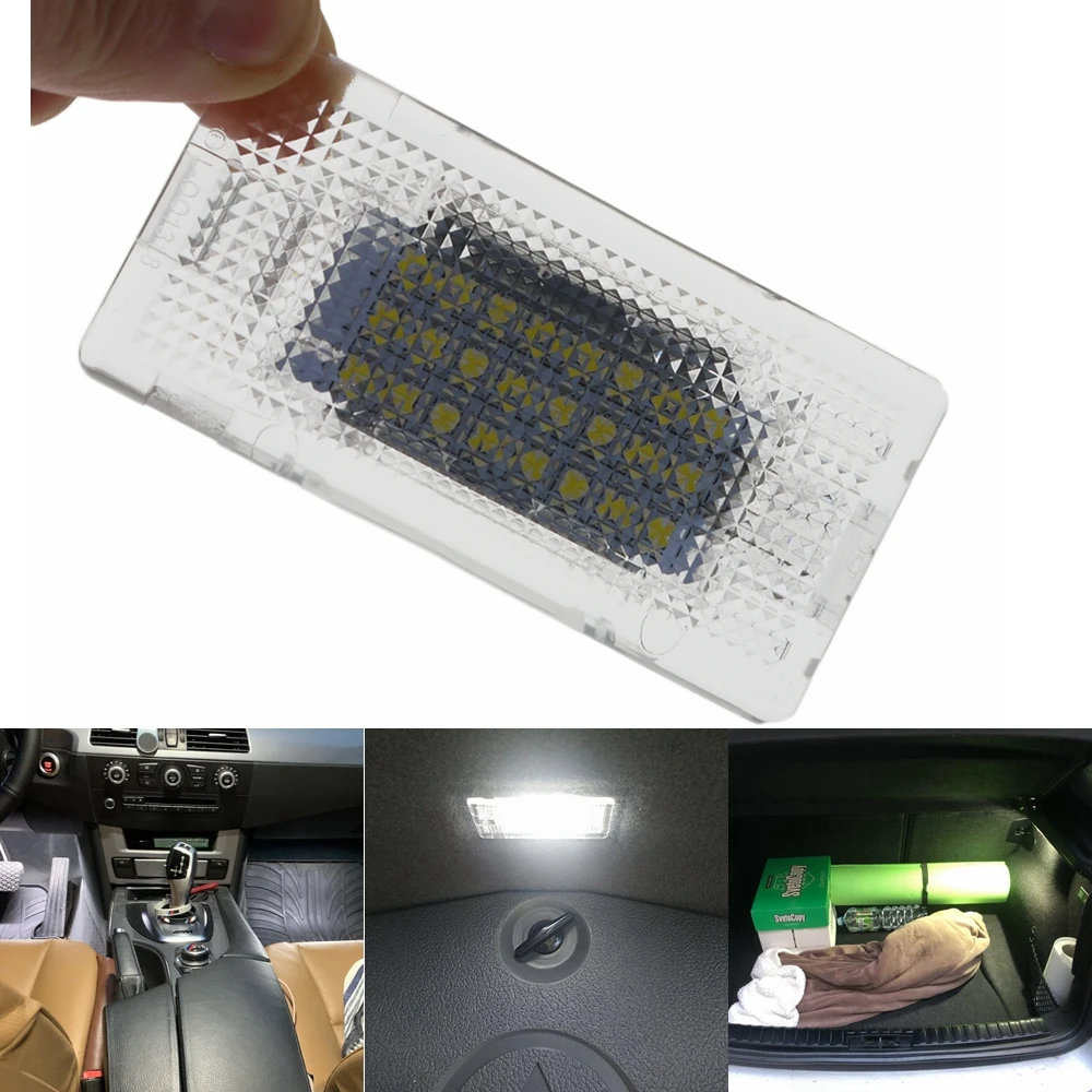 1Pcs 24Led Footwell Luggage Trunk Light Glove Box Lamp For BMW E36 E46 ...