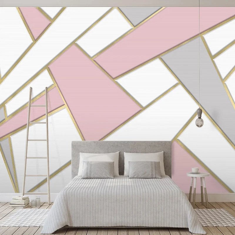 Pink Geometric Wallpaper
