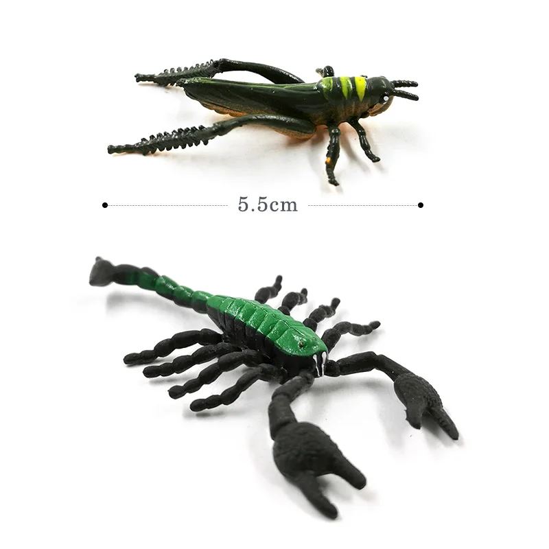 Review 12pc New Insect Animal model action figure Dragonfly Scorpion ...