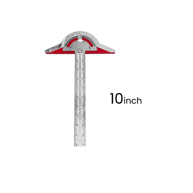 Multifunction Woodworkers Edge Rule 10/15/20 Inch Multi Angle Ruler ...