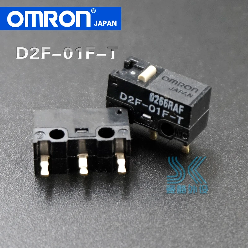 OMRON microinterruptor de ratón D2F 01F T Japón, adecuado para SteelSeries Kinzu Kana Sensei raw ...