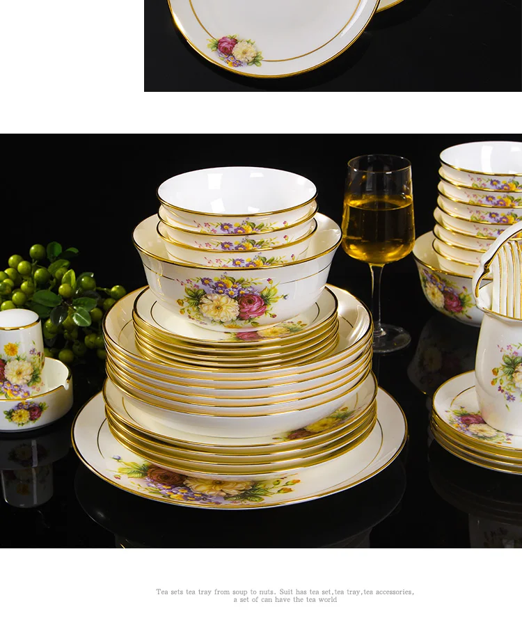 Bol,vaisselle en céramique porcelaine,bol et assiettes,assiette à soupe ...