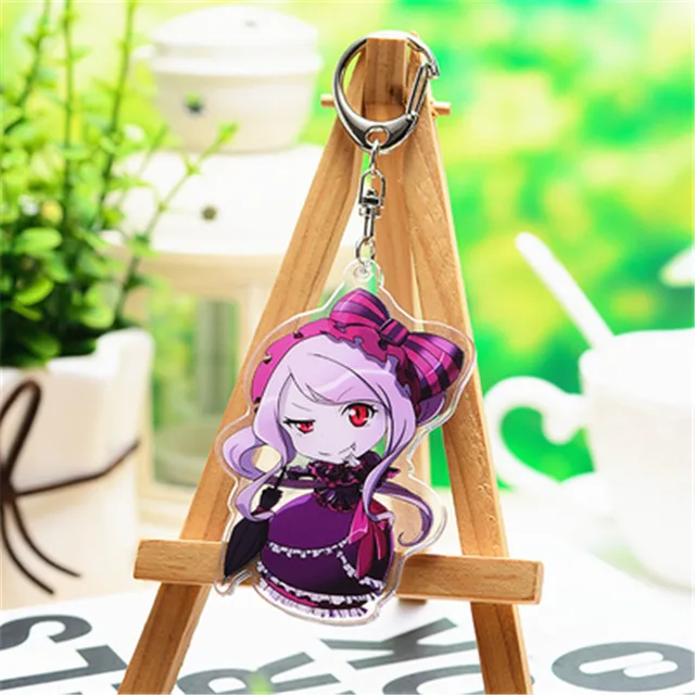 Anime Overlord Albedo Key Ring Japanese Cartoon Collection Key Chain ...