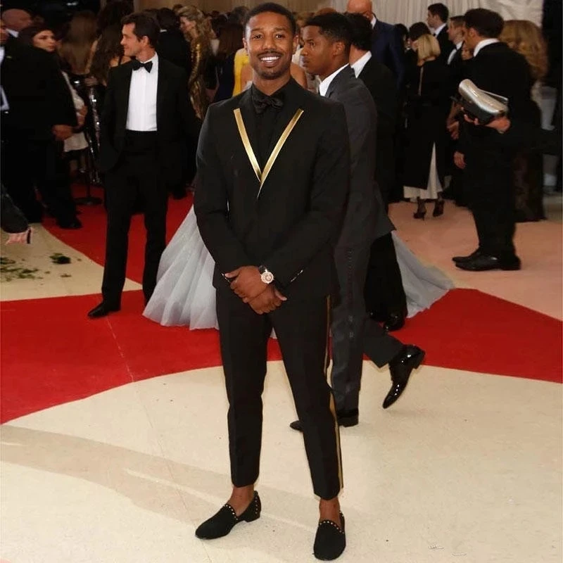 Black And Gold Tuxedos For Prom