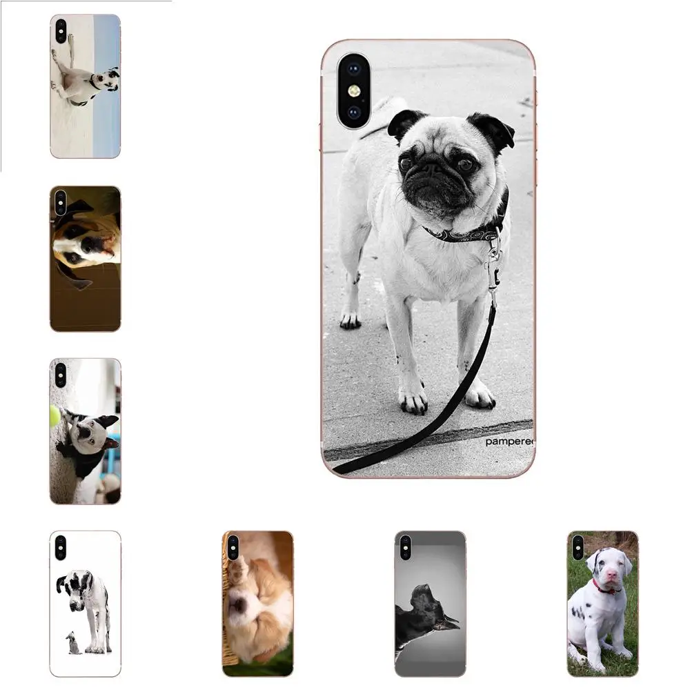 Gran Danés cachorro de perro para LG G2 G3 G4 G5 G6 G7 K4 K7 K8 K10 K12 ...