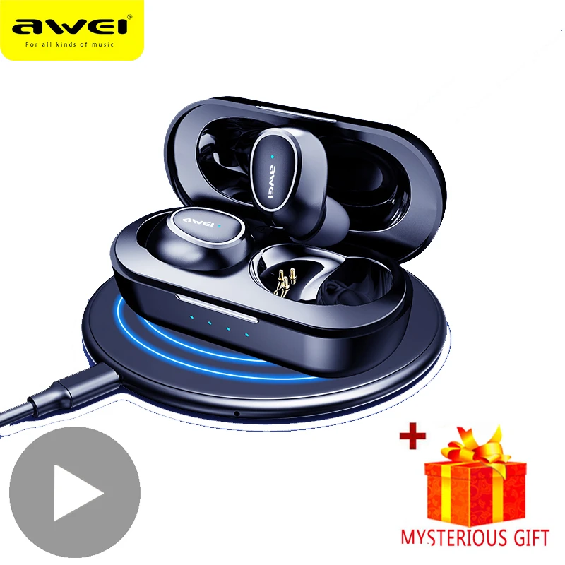 Awei T6C T16 Earphone Headset True Wireless TWS Headphone Bluetooth 5.0 ...