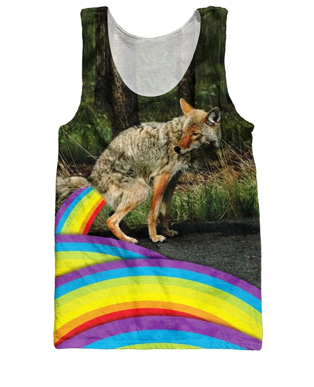 Rainbow Fox LGBT Pride Summer Tank Top - Queerks™