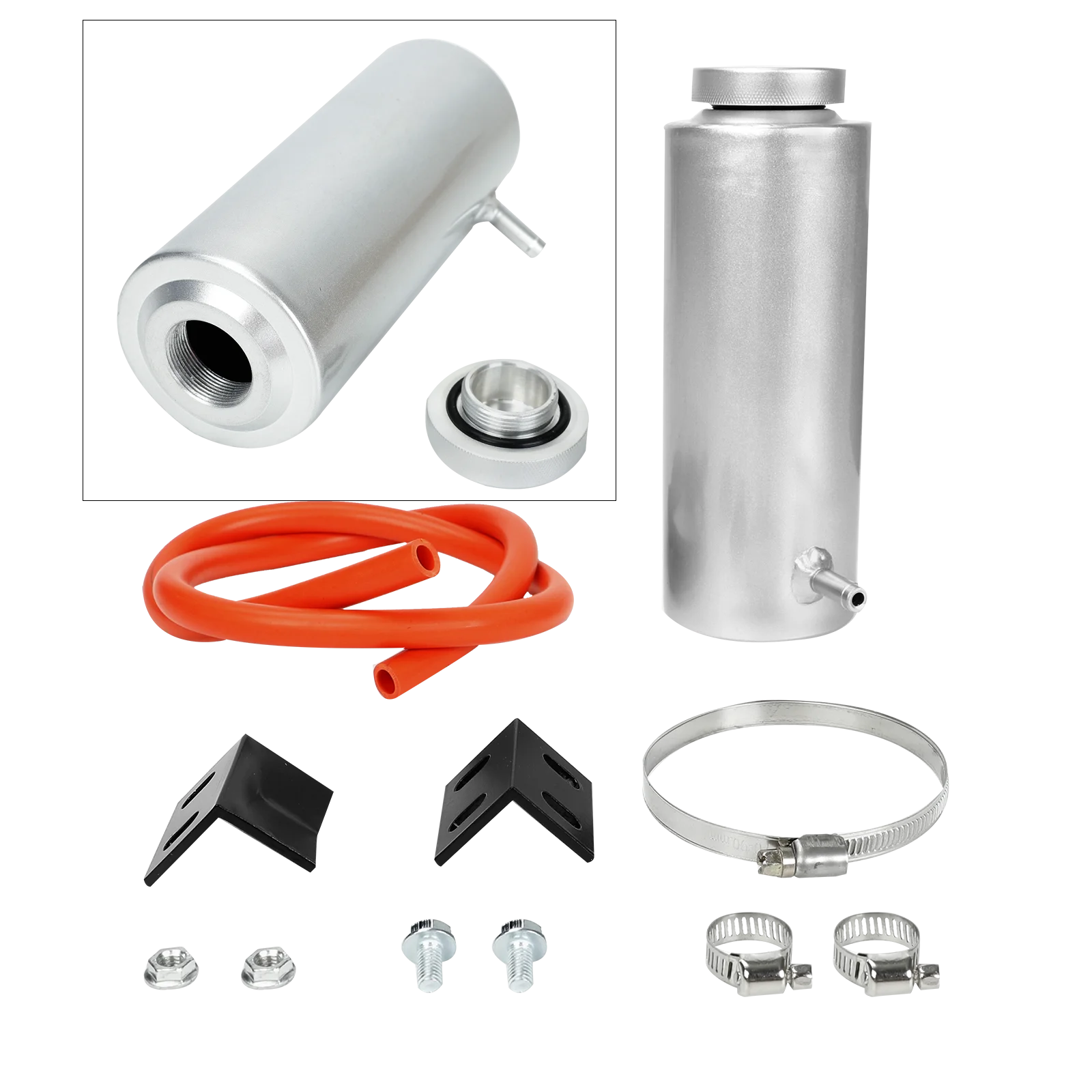 Car 800ml Universal Radiator Overflow Tank Engine Coolant Round ...