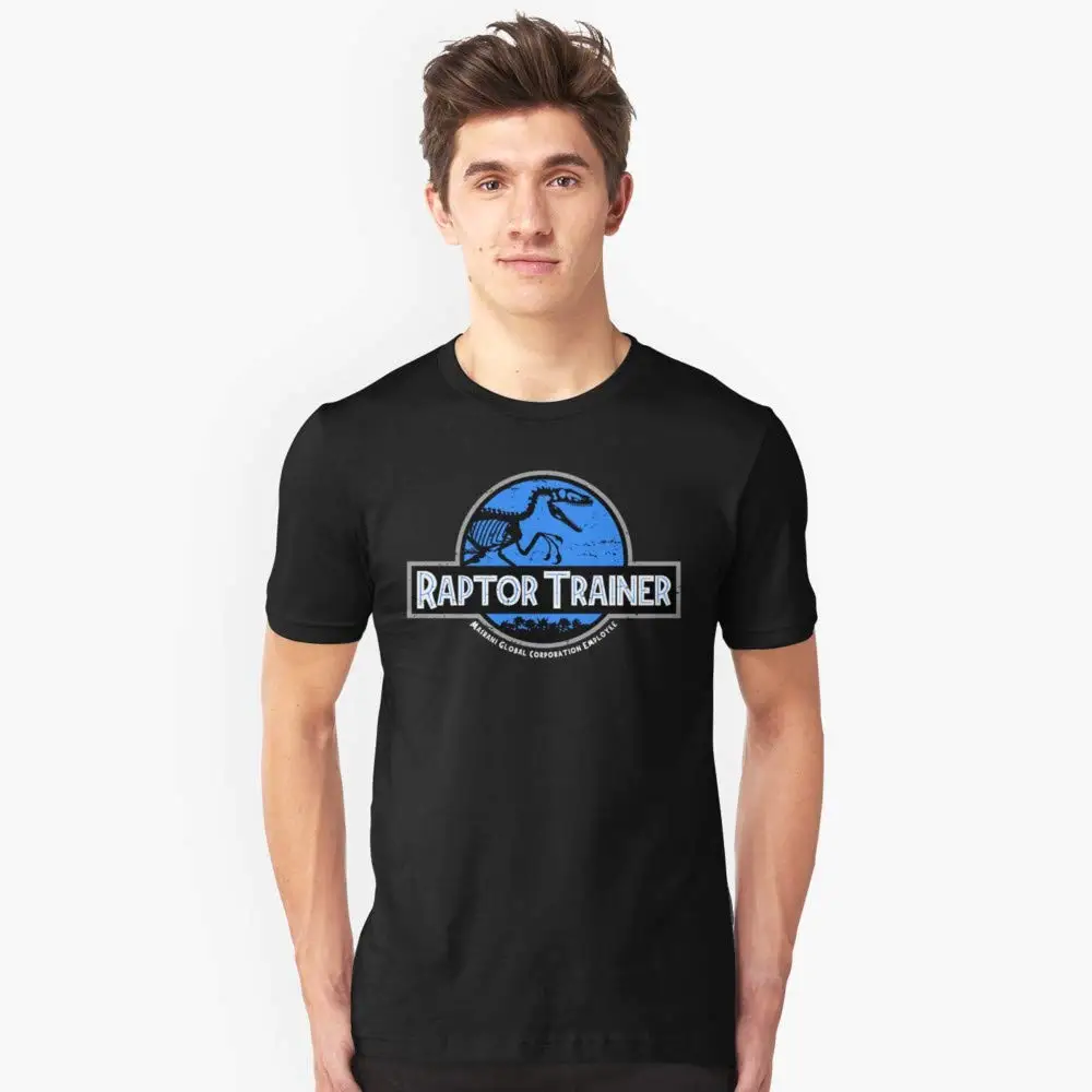 Jurassic World Raptor Trainer Tshirt ajusté.| | - AliExpress