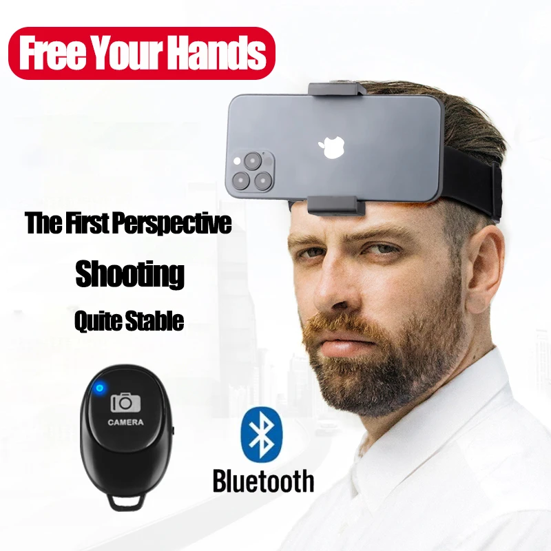 Universal-Head-Strap-Mount-Headband-Holder-With-Mobile-Phone-Clip ...