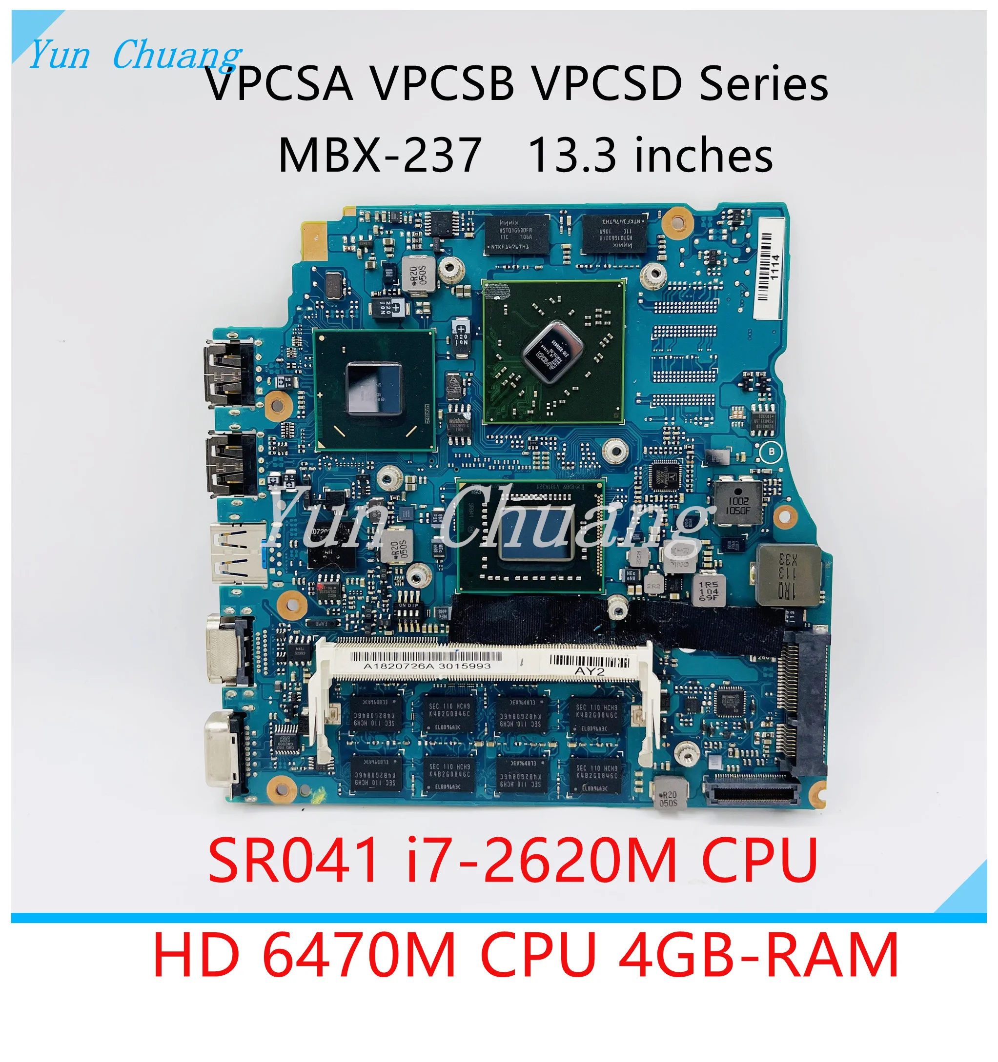 A1820726A A1820723A MBX-237 For SONY VPCSA VPCSB VPCSD Series 13.3 ...