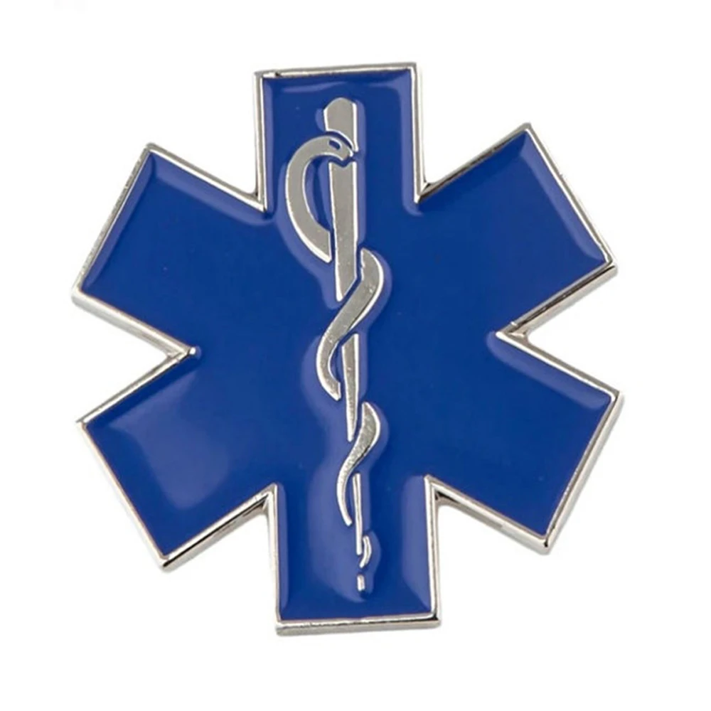 Medical-Asclepius-Protect-Brooch-Pins-Six-pointed-Star-Medical ...