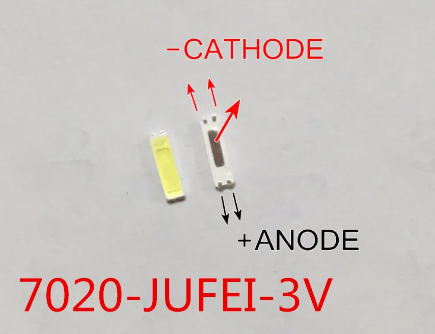 1000PCS XIASONGXIN LIGHT FOR JUFEI LED Backlight 7020 3V 54LM Cool ...