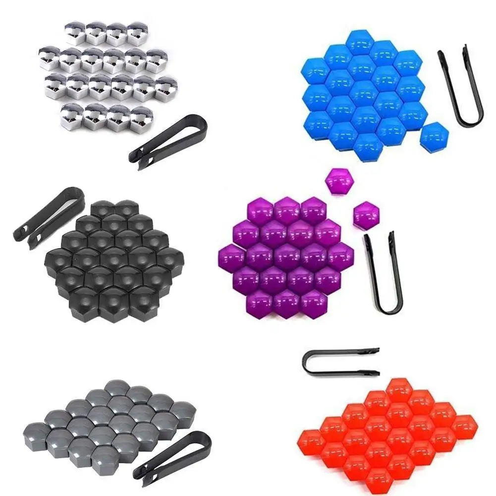 20pcs 17mm Tyre Cars Vehicles Tire Wheel Tyre Screw Cap Decorative Tyre ...