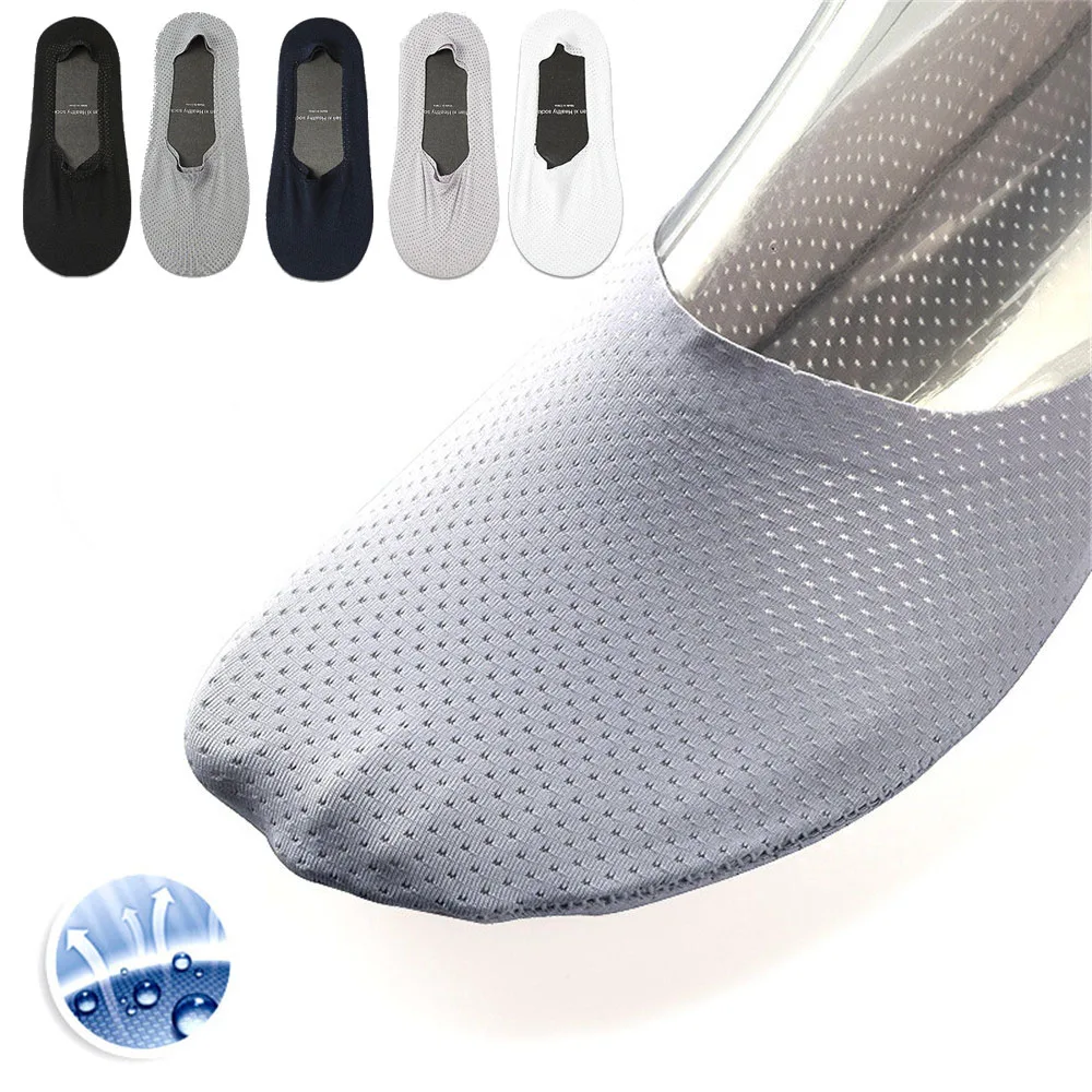 1Pair-Summer-Ultra-thin-Ice-Silk-Mesh-Breathable-Socks-Men-Women-Girl ...