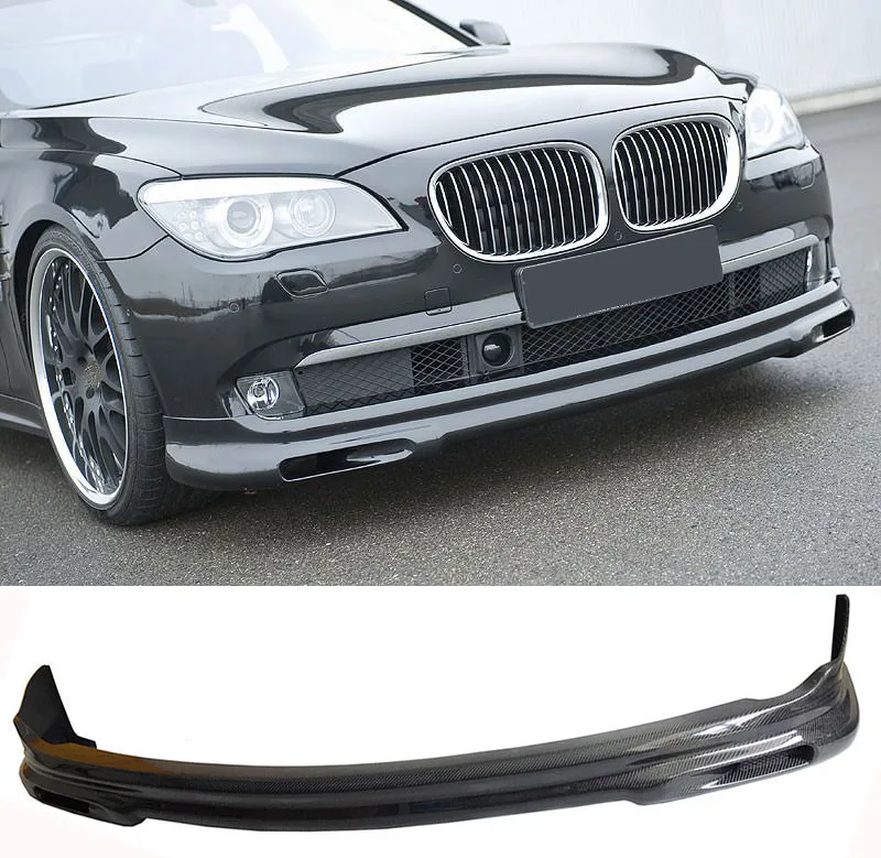 H Style Carbon Fiber Front Bumper Lip Sport Fit For Bmw 7-series F01 ...