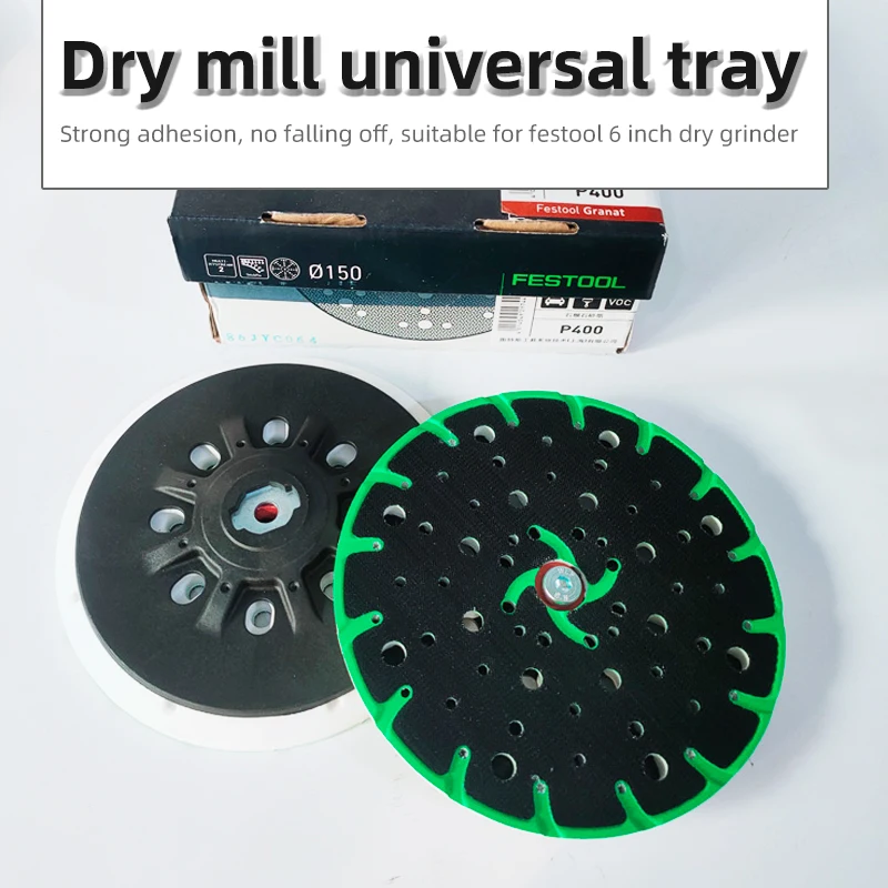 Suitable-For-FESTOOL-Sandpaper-Machine-6-inch-17-hole-Tray-Grinding ...