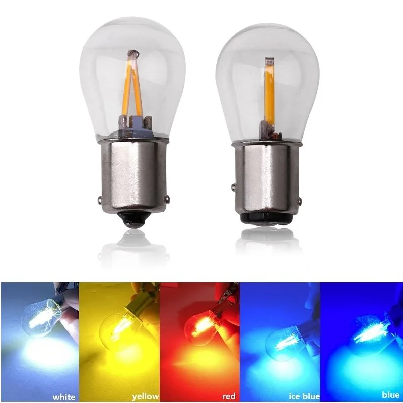 2pcs-1156-P21W-BA15S-1157-BAY15D-LED-COB-Filament-Chip-Car-Reverse-Bulb ...