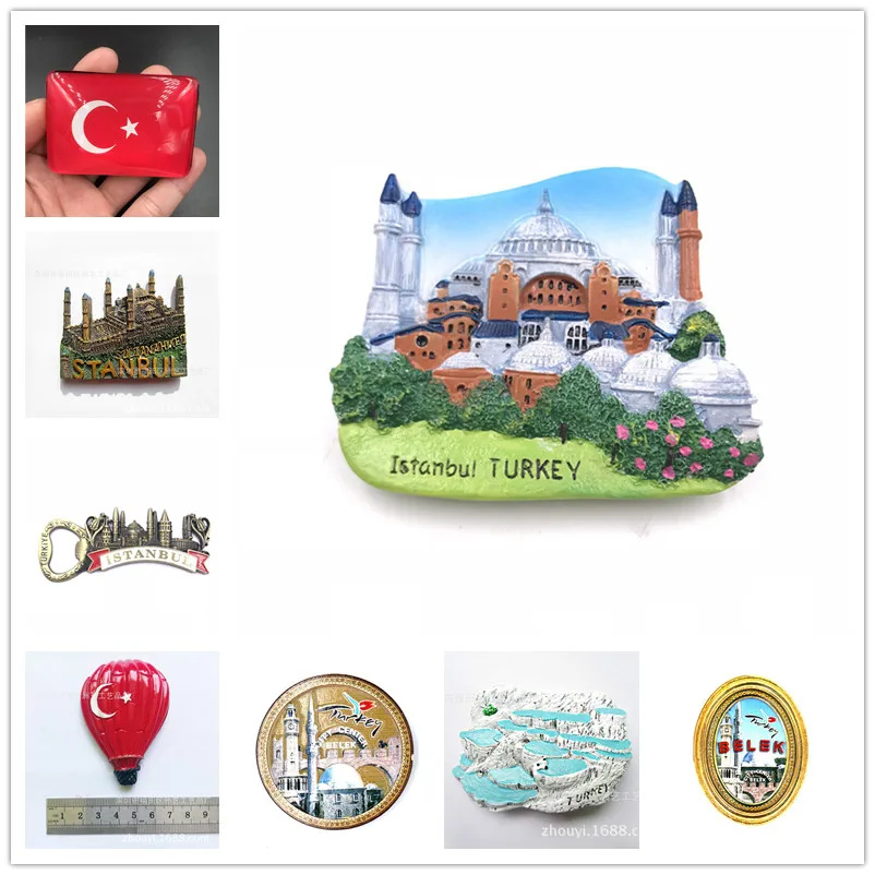 Creative Turkey Travel Fridge Magnet Souvenir Istanbul Pamukkale ...