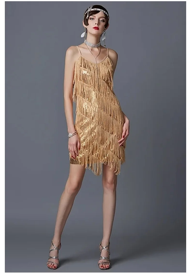 Gold Flapper Dress Costume
