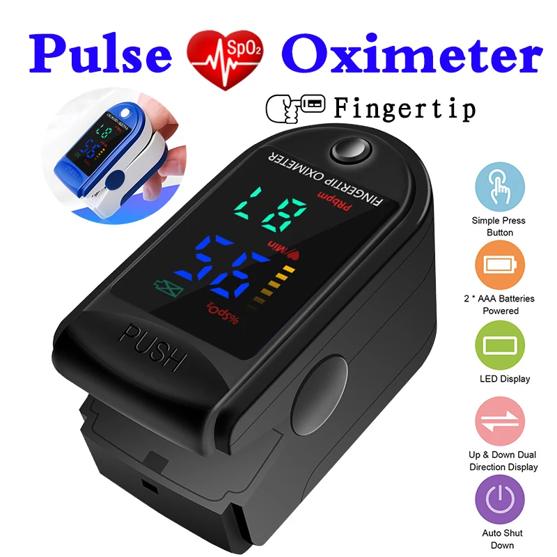 Finger-Pulse-Oximeter-Blood-Oxygen-Saturation-meter-Fingertip ...