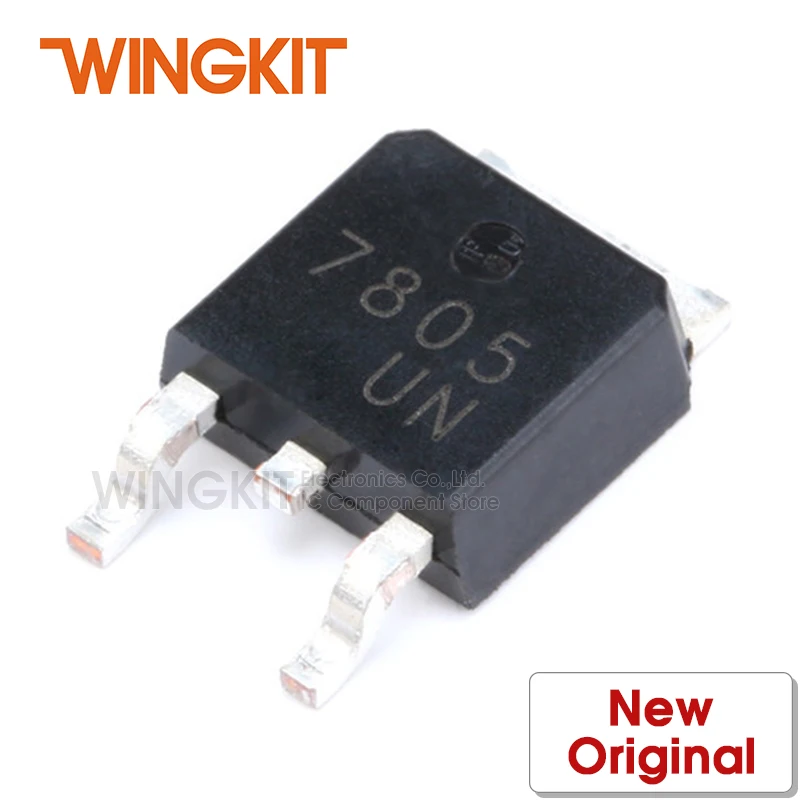 10PCS CJ7805 TO252 7805 TO 252 2L Three Terminal Positive Voltage ...