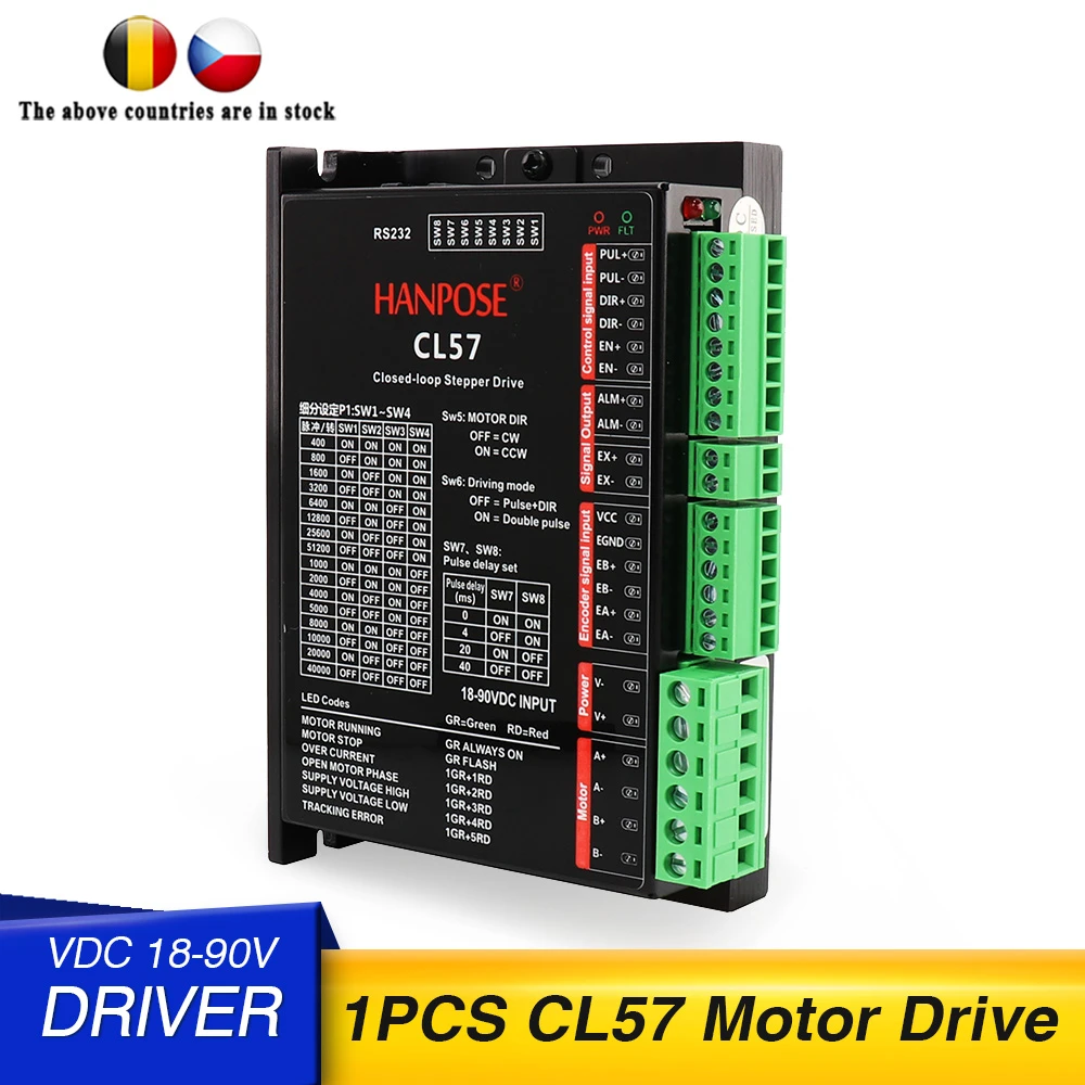 1PCS CL57 Hybrid Servo Drive With 57 Series Closed-Loop Motor Current ...