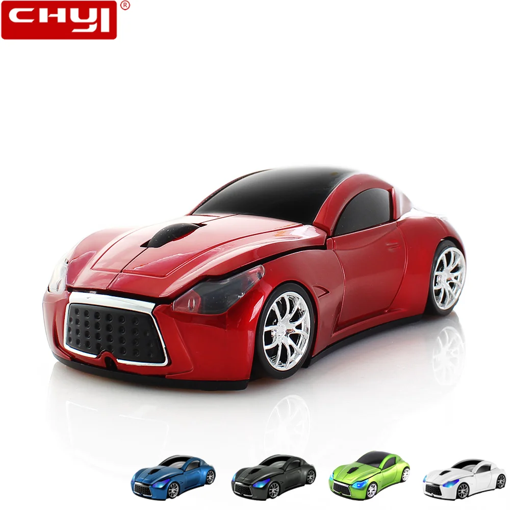 Wireless Computer Car Shape Mouse Mini 3D Ergonomic PC Gamer Mause ...