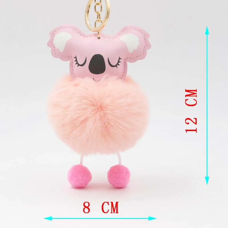 Cute Koala Leather Keychain - styloclubs.com