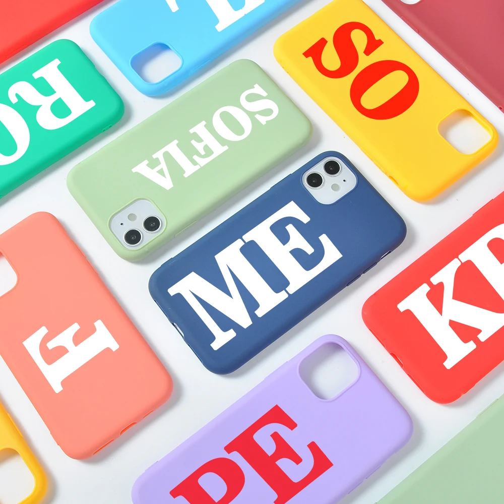 Iphone 11 Pro Initial Name Cover | Iphone 12 Pro Max Case Letter ...