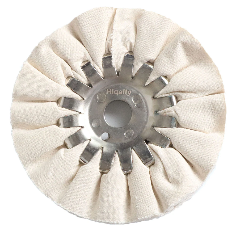 Hiqalty 5inch Airway Buffing Grinding Wheel White Cotton 125*16mm Metal ...
