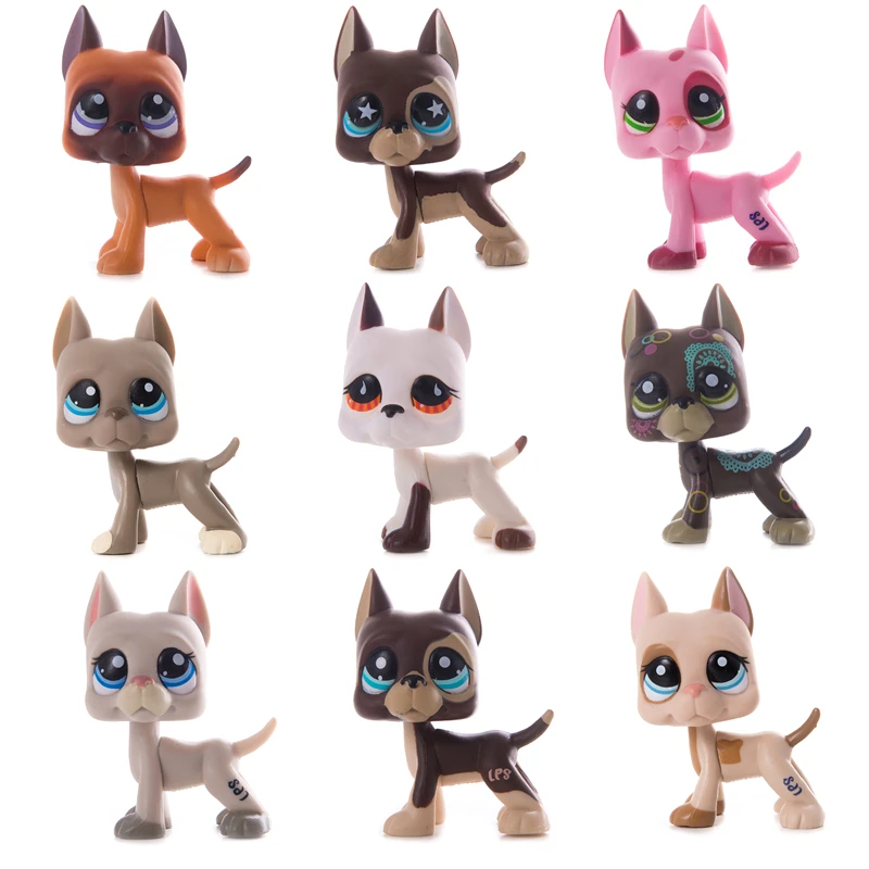 Original Lps Cat Little Pet Shop Great Dane Dog High Quality Dolls ...