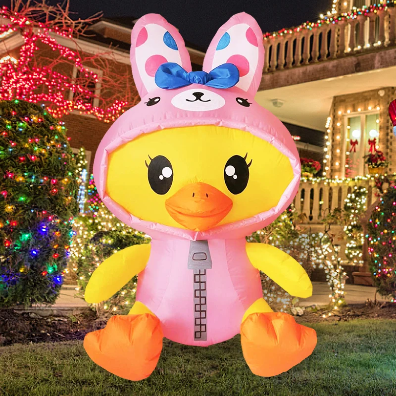 Easter Chick Inflatables Outdoor | Inflatable Easter Decoration - 5 ...