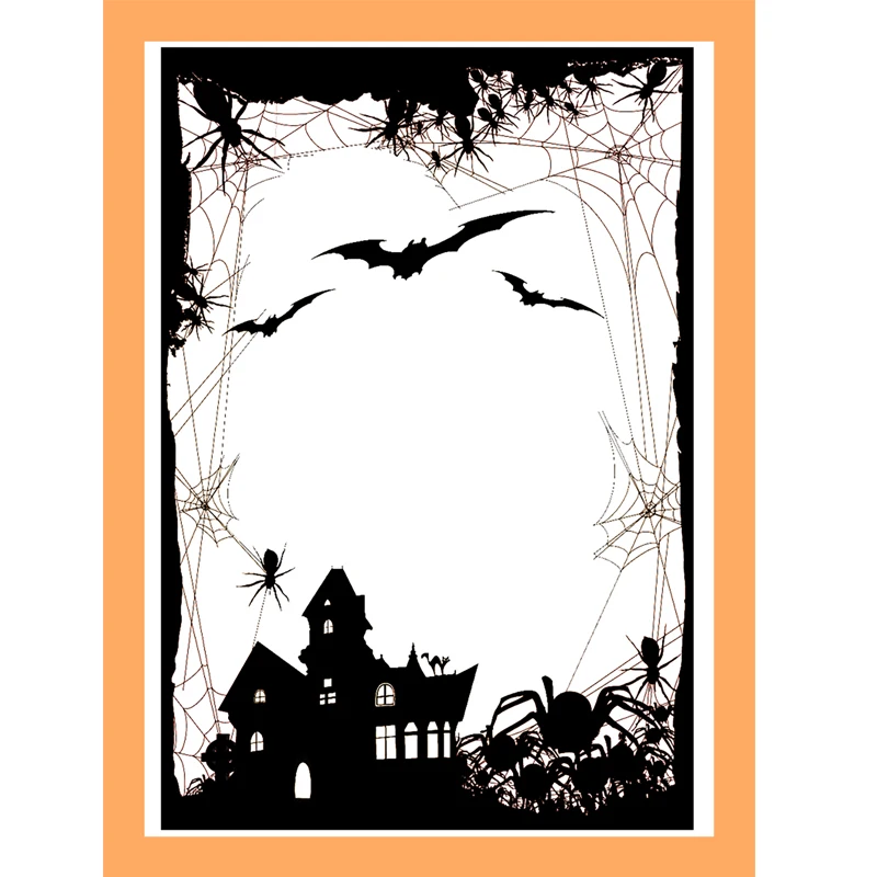 ZATWBS Horror castle Clear Stamps For DIY Scrapbooking/Card Making ...