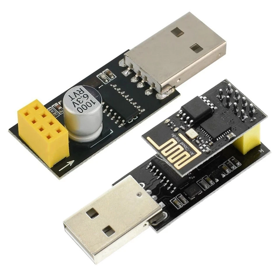 Adaptador programador ESP01 UART GPIO0, módulo de placa de desarrollo Wifi inalámbrico, USB a ...