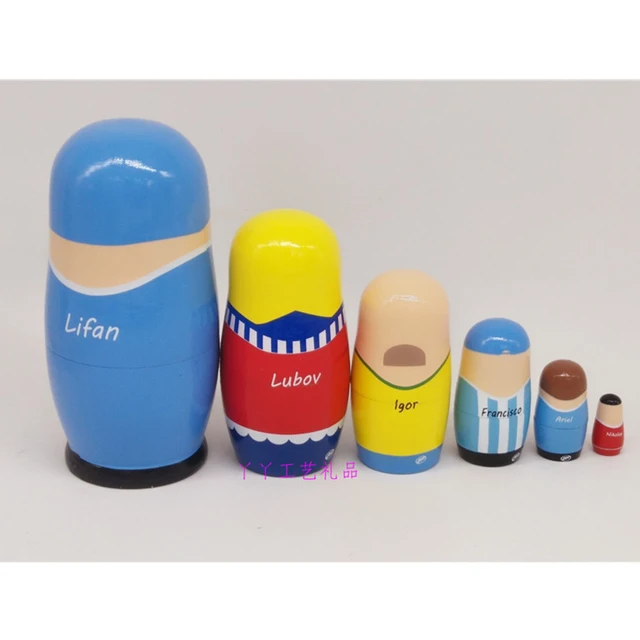 factory discounts Football Wooden Nesting Dolls