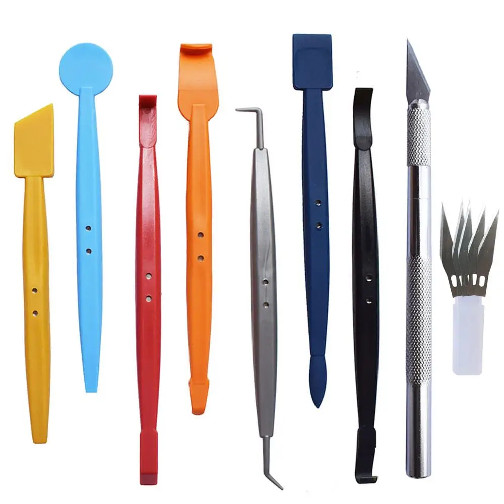 Carbon Fiber Magnetic Stick Squeegee Sticker Film Cutter Graver ...