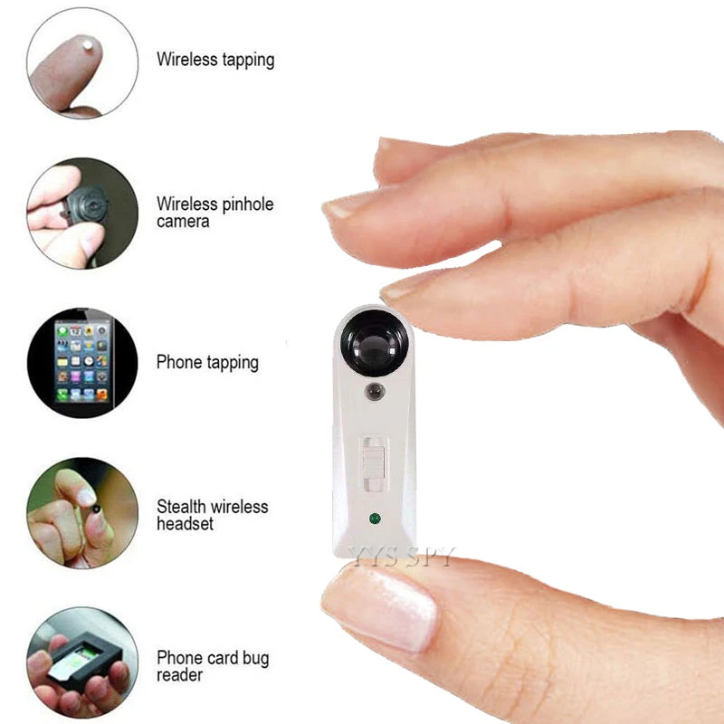 New Mini Anti Spy Hidden Camera Detector Rf Signal Laser Infrared Detect Optical Lens ...