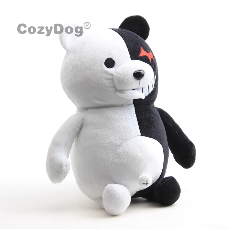 26 cm Anime Monokuma Plush Toys Doll Peluche Cue Black White Teddy Bear ...