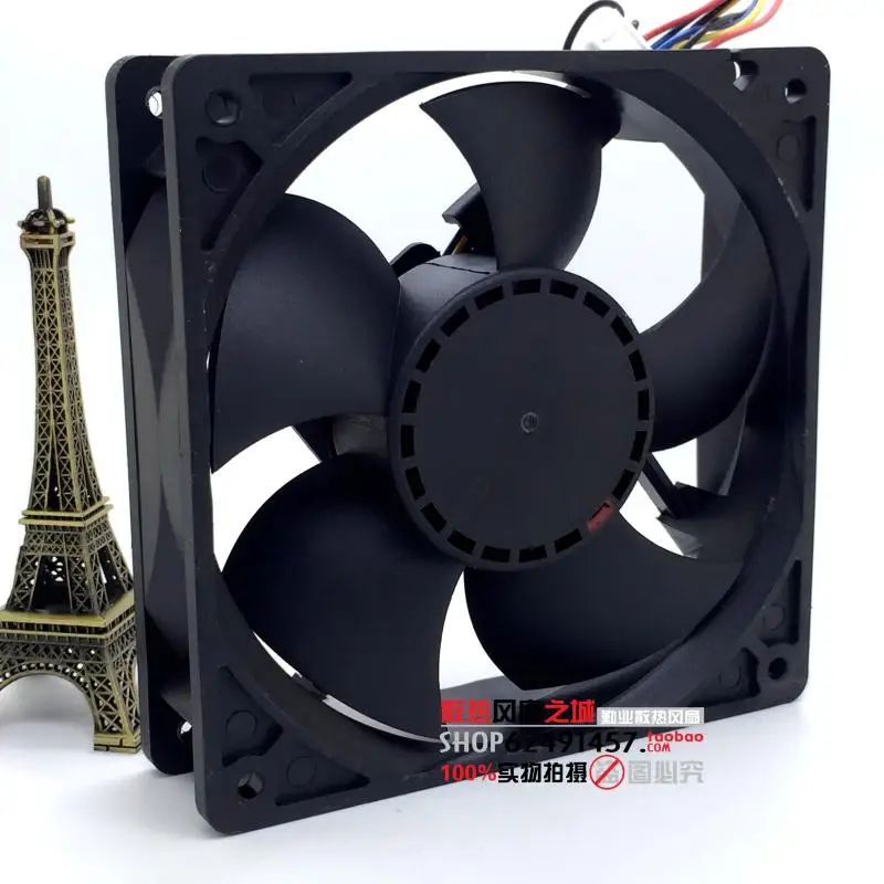 Original DA12032B48U 12cm 12032 48V 0.35A double ball 4-wire cooling ...