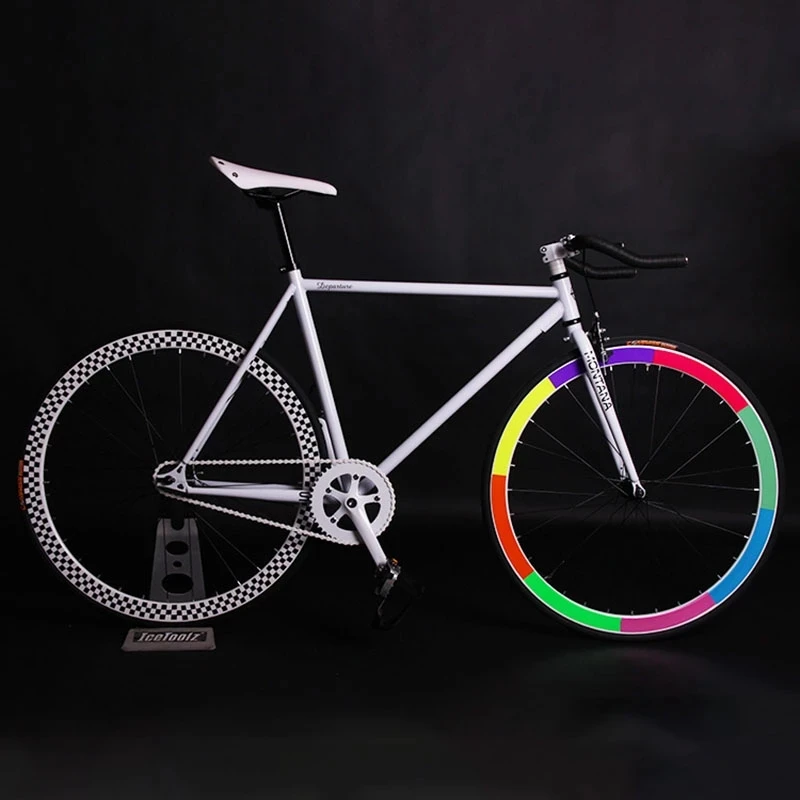 Colorful Fixie Bikes