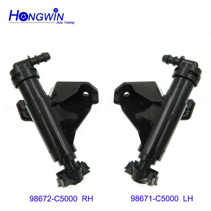 98672-c5000 Front Left&right Car Headlamp Headlight Cleaning Washer ...